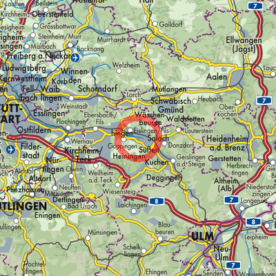 Eislingen/Fils - Stadtpläne und Landkarten