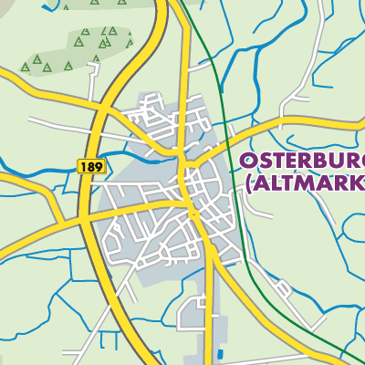 Osterburg (Altmark) - Stadtpläne und Landkarten