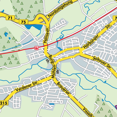 Rotenburg - Stadtpläne und Landkarten