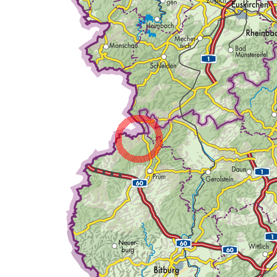 Roth bei Prüm - Stadtpläne und Landkarten