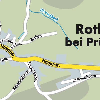 Roth bei Prüm - Stadtpläne und Landkarten