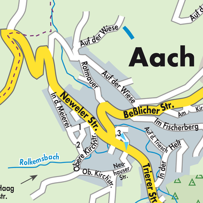 Aach - Stadtpläne und Landkarten