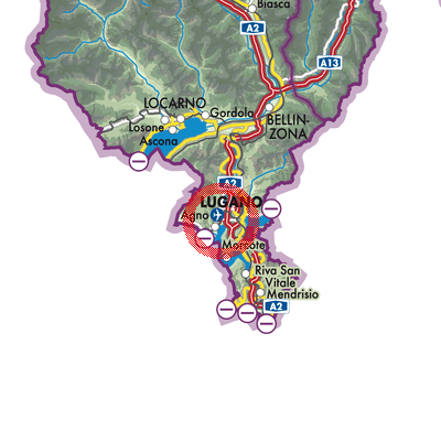 Agno - Stadtpläne und Landkarten