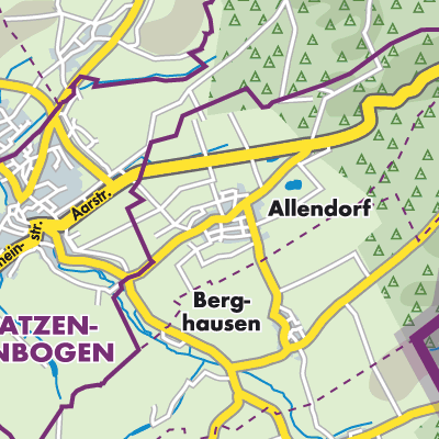 Allendorf - Stadtpläne und Landkarten