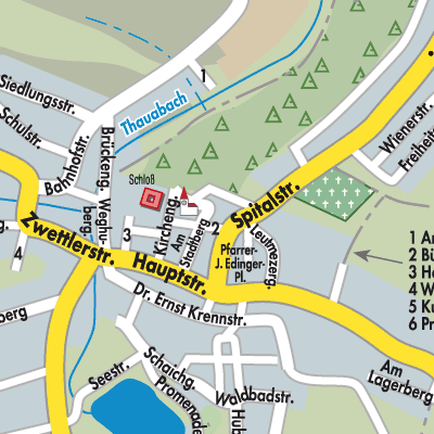 Allentsteig - Stadtpläne und Landkarten