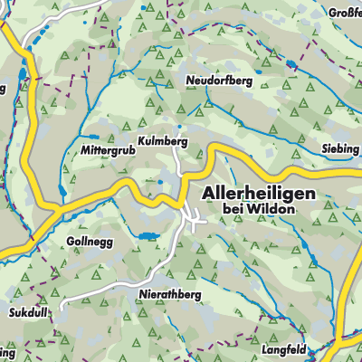 Allerheiligen bei Wildon - Stadtpläne und Landkarten