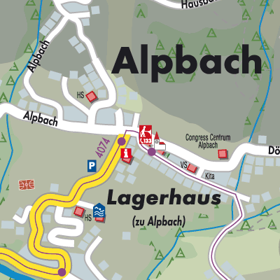 Alpbach - Stadtpläne und Landkarten