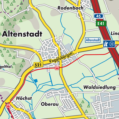 Altenstadt - Stadtpläne und Landkarten