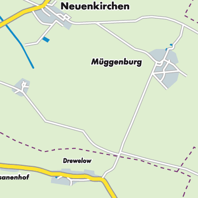 Anklam-Land - Stadtpläne und Landkarten