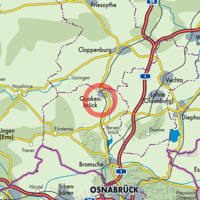 Artland - Stadtpläne und Landkarten