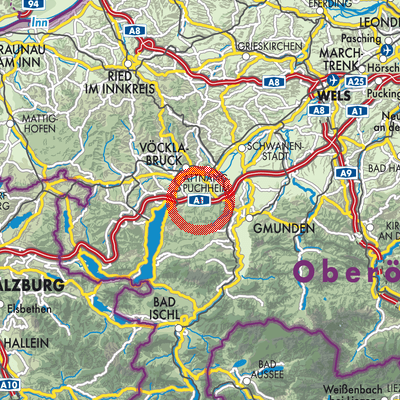 Aurach am Hongar - Stadtpläne und Landkarten