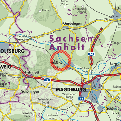Bülstringen - Stadtpläne und Landkarten
