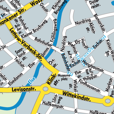 Bünde - Stadtpläne und Landkarten