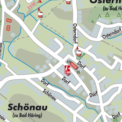 Bad Häring - Stadtpläne und Landkarten