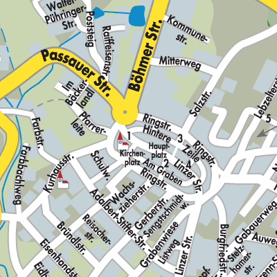 Bad Leonfelden - Stadtpläne und Landkarten