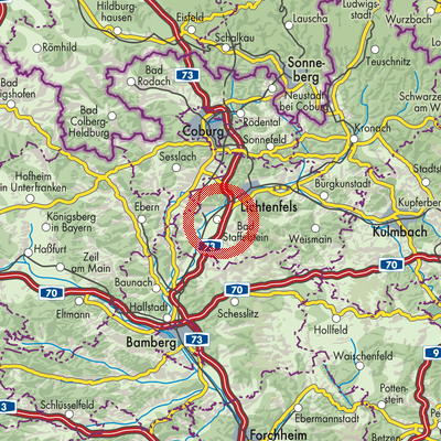 Bad Staffelstein - Stadtpläne und Landkarten