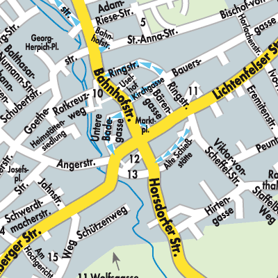 Bad Staffelstein - Stadtpläne und Landkarten