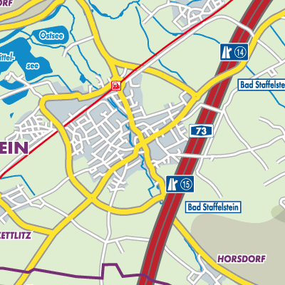 Bad Staffelstein - Stadtpläne und Landkarten
