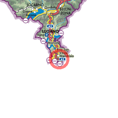 Balerna - Stadtpläne und Landkarten