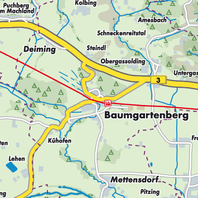 Baumgartenberg - Stadtpläne und Landkarten