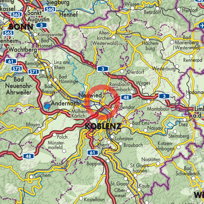 Bendorf - Stadtpläne und Landkarten