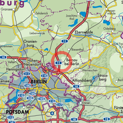 Bernau - Stadtpläne und Landkarten