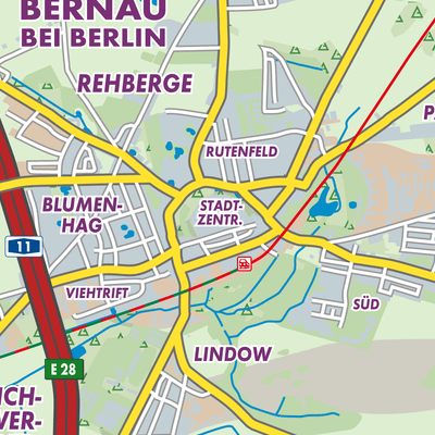 Bernau - Stadtpläne und Landkarten