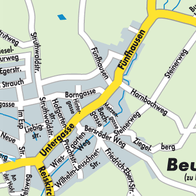 Beuern - Stadtpläne und Landkarten