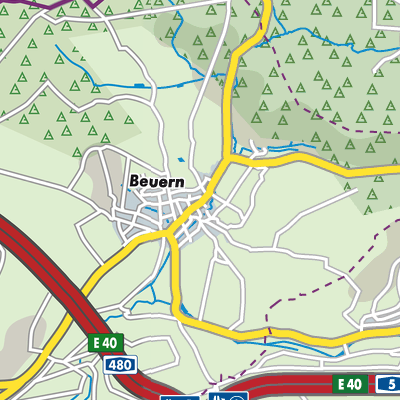 Beuern - Stadtpläne und Landkarten