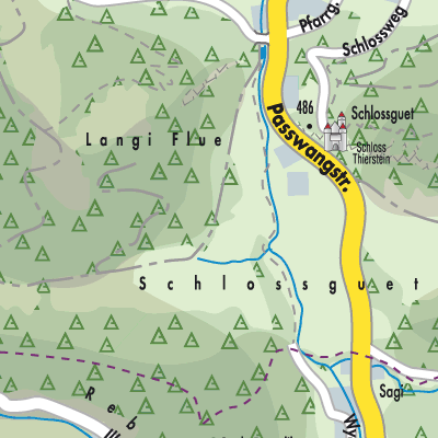 Bezirk Thierstein - Stadtpläne und Landkarten