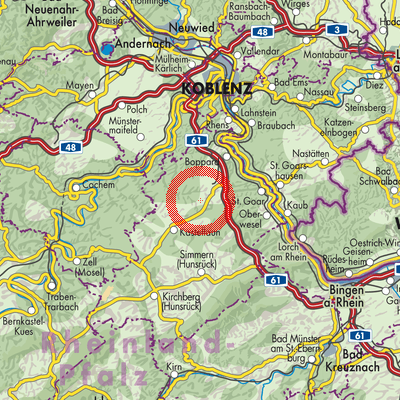 Bickenbach - Stadtpläne und Landkarten