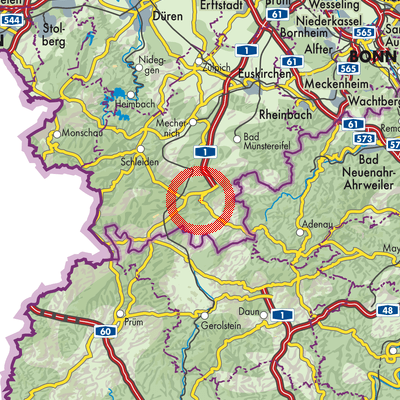 Blankenheim - Stadtpläne und Landkarten