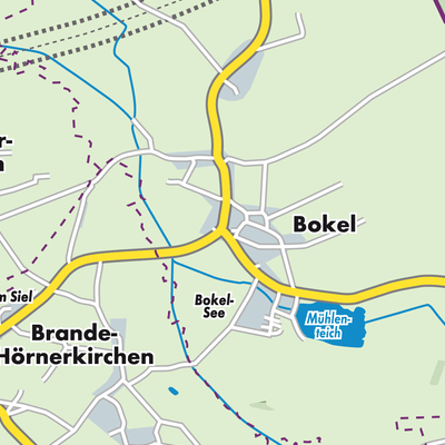 Bokel - Stadtpläne und Landkarten