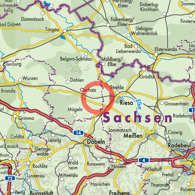 Bornitz - Stadtpläne und Landkarten