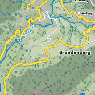 Brandenberg - Stadtpläne und Landkarten
