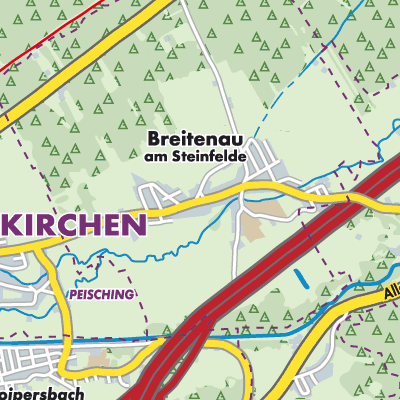 Breitenau - Stadtpläne und Landkarten