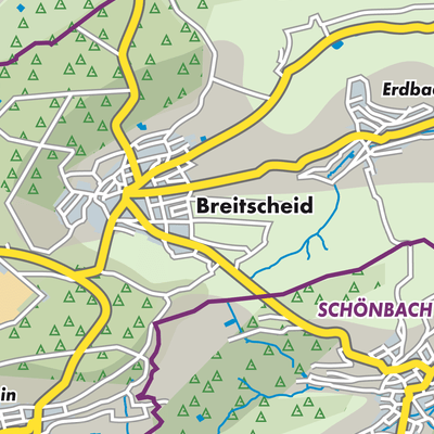 Breitscheid - Stadtpläne und Landkarten