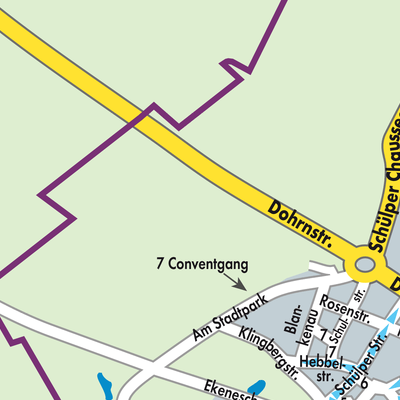 Büsum-Wesselburen - Stadtpläne und Landkarten