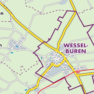Büsum-Wesselburen - Stadtpläne und Landkarten