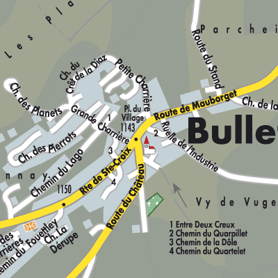 Bullet - Stadtpläne und Landkarten