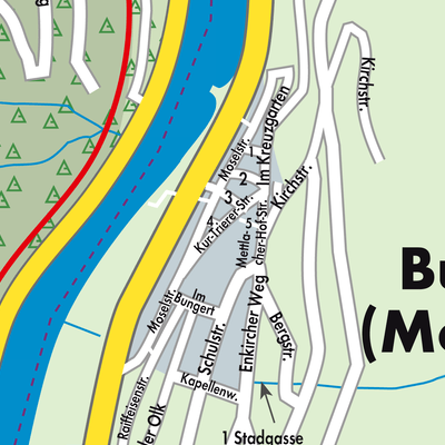 Straße Von Antoing, Zell/Mosel Stadtplan – FXSMMZ