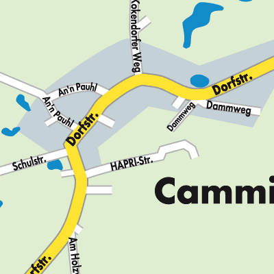 Cammin - Stadtpläne und Landkarten