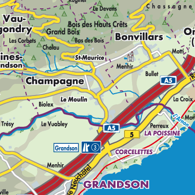 Champagne - Stadtpläne und Landkarten