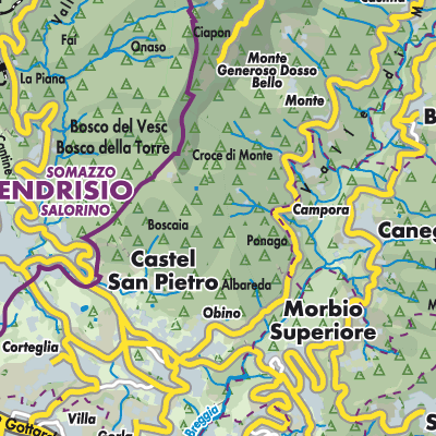 Circolo di Balerna - Stadtpläne und Landkarten