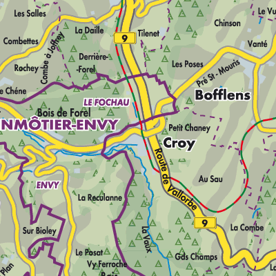 Croy - Stadtpläne und Landkarten