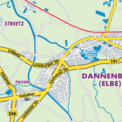 Dannenberg - Stadtpläne und Landkarten