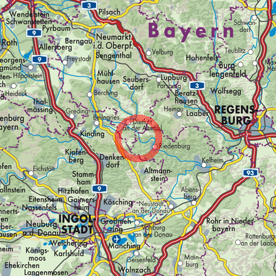 Deising - Stadtpläne und Landkarten