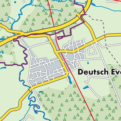 Deutsch Evern - Stadtpläne und Landkarten