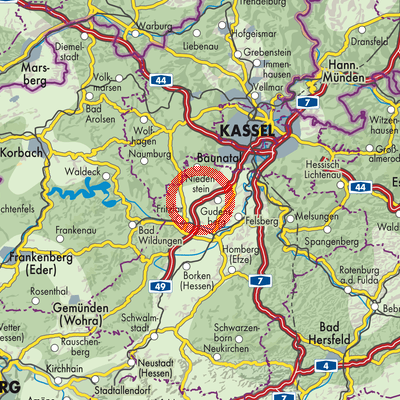 Dorla - Stadtpläne und Landkarten