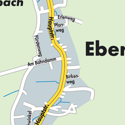 Ebersbach - Stadtpläne und Landkarten